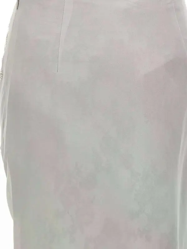 JACQUES Floral-embroidered Skirt