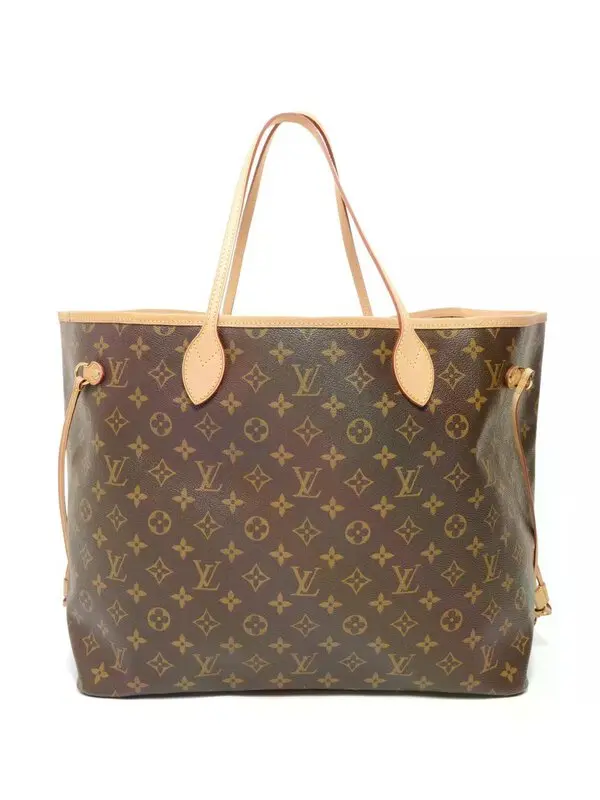 LOUIS VUITTON 2012 Neverfull Mm Monogram Tote Bag - Brown