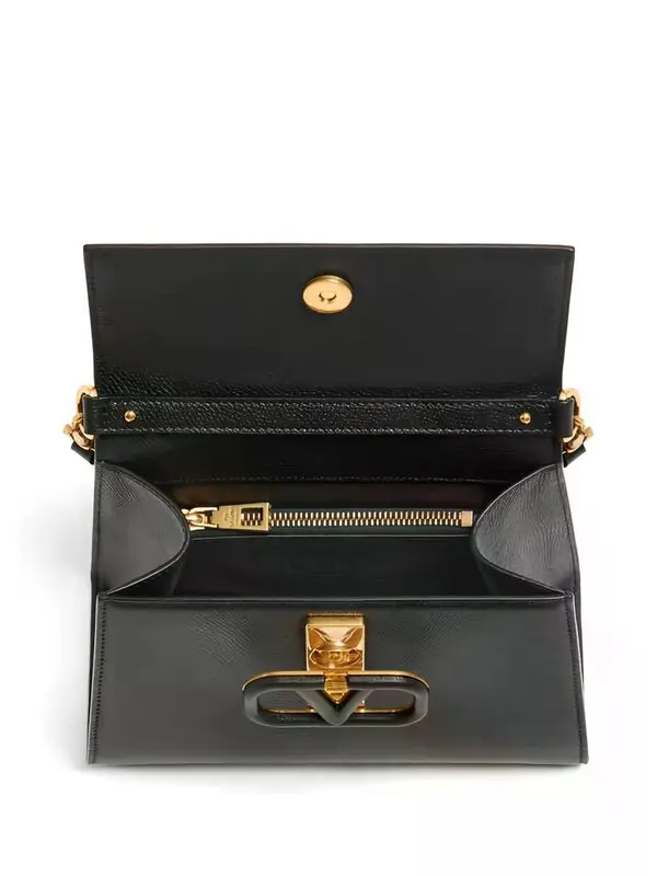 Valentino Garavani Vsling Grainy Leather Shoulder Bag