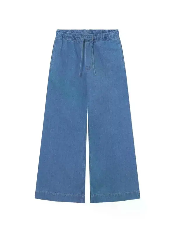 SOSUE Anna Drawstring Jeans - Blue