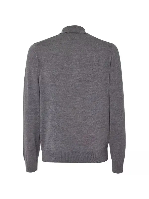 Fendi Long-sleeve Polo Shirt - Grey
