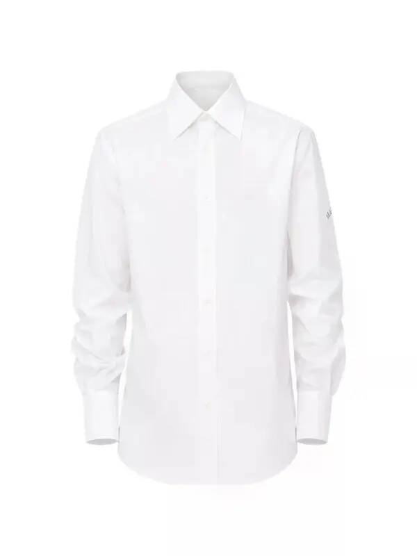 MAISON MARGIELA Long-sleeve Logo Shirt - White