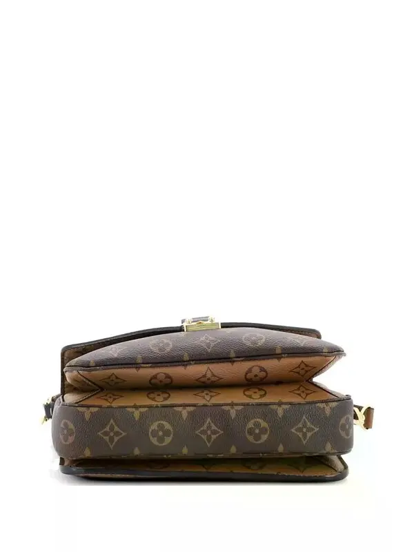 LOUIS VUITTON Pochette Metis Reverse Monogram Canvas Crossbody Bag - Brown