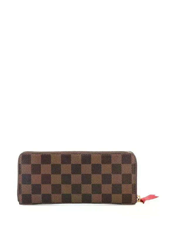 LOUIS VUITTON Clemence Wallet Damier Small Wallets - Brown
