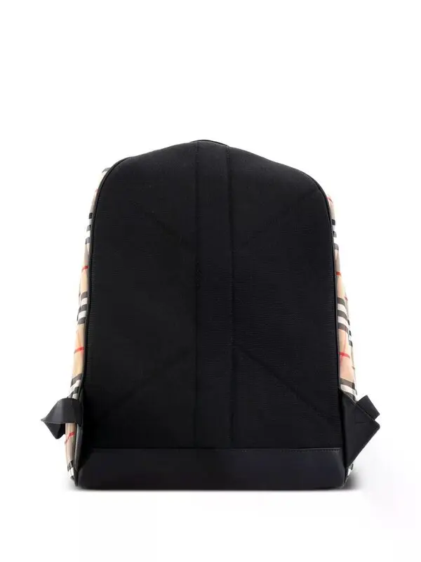 Burberry Jett Vintage Check Canvas Medium Backpack