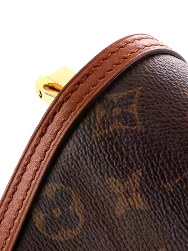 LOUIS VUITTON Dauphine Reverse Monogram Canvas Mini Crossbody Bag - Brown