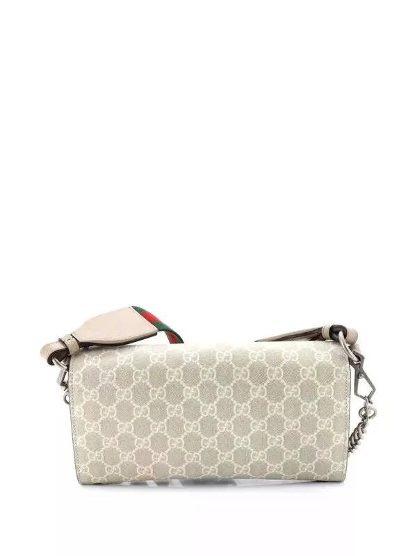Gucci Dionysus East-west Flap Bag Gg Coated Canvas Small