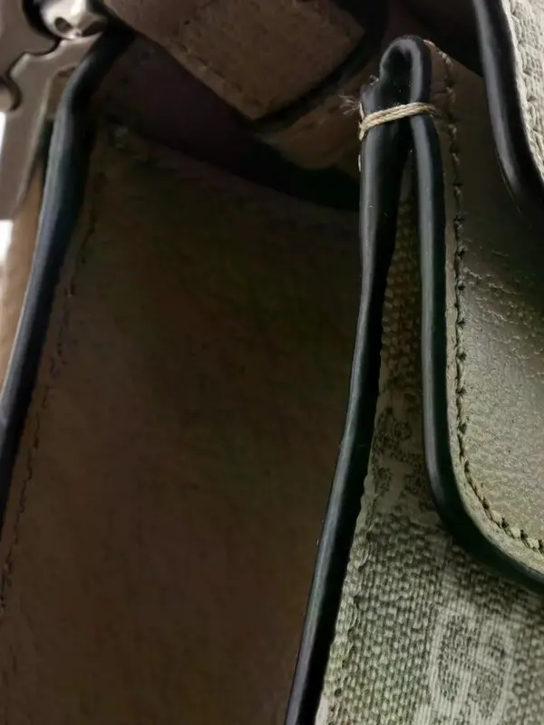 Gucci Dionysus East-west Flap Bag Gg Coated Canvas Small
