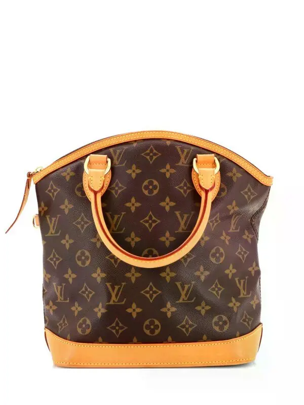 LOUIS VUITTON Lockit Handbag Monogram Canvas Pm - Brown