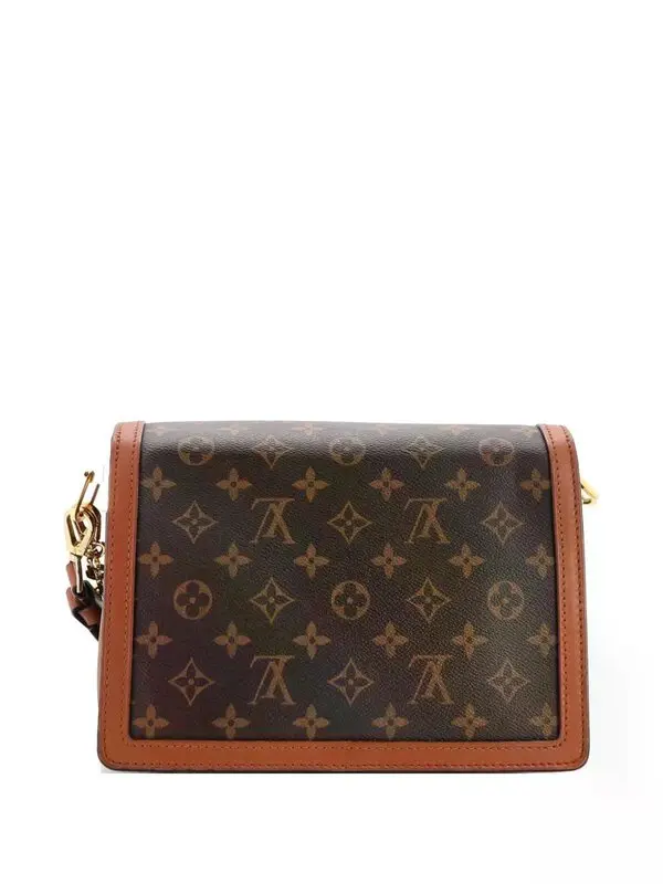 LOUIS VUITTON Dauphine Reverse Monogram Canvas Mm Shoulder Bag