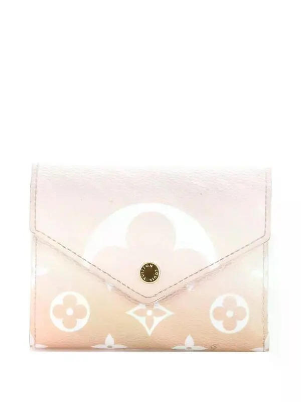 LOUIS VUITTON Victorine Wallet Spring In The City Monogram Empreinte Leather Small Wallets - Neutrals
