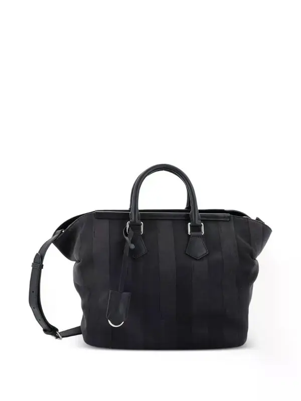 Fendi Pequin Canvas Medium Satchel