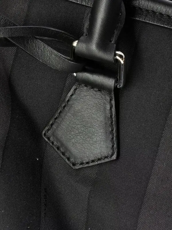 Fendi Pequin Canvas Medium Satchel