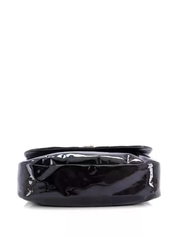 Saint Laurent Jamie 4.3 Quilted Patent Large Shoulder Bag - Black