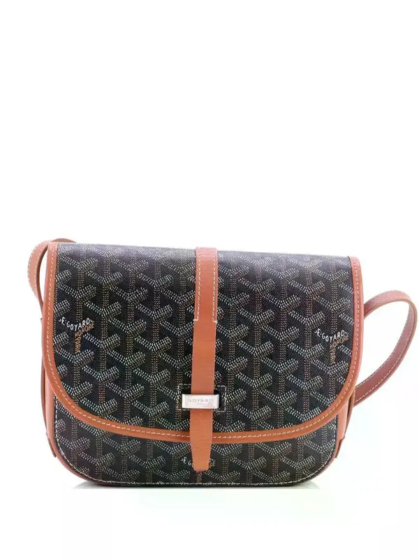 Goyard Belvedere Ii Messenger Bag Coated Canvas Pm - Brown