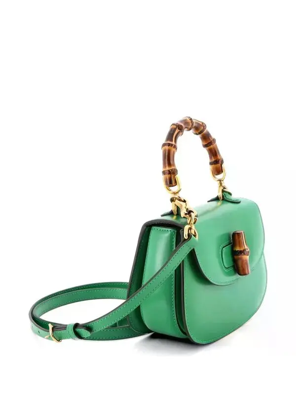 Gucci Bamboo 1947 Mini Top Handle Bag - Green