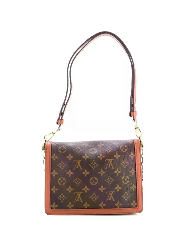 LOUIS VUITTON Dauphine Reverse Monogram Canvas Mm Shoulder Bag