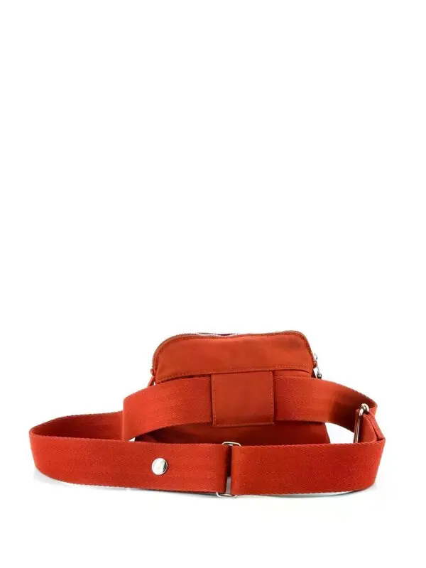 Hermès Bolide Ceinture Balle De Golf Toile And Leather Gm Belt Bag - Orange