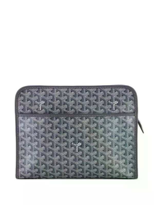 Goyard Jouvence Toiletry Pouch Coated Canvas Mm - Grey