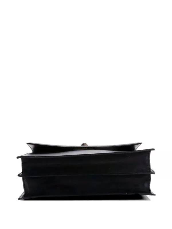 LOUIS VUITTON Sevigne Handbag Epi Leather Gm Satchel - Black