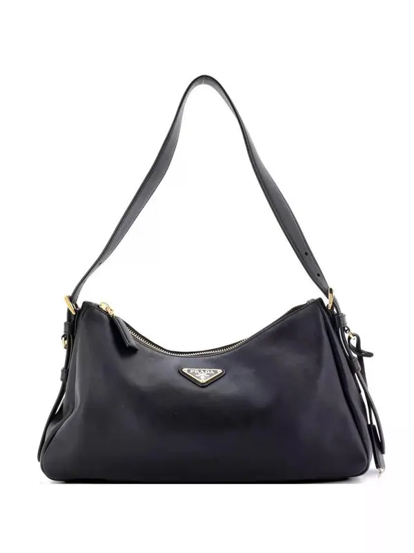 Prada Aimee Medium Hobo Bag - Black