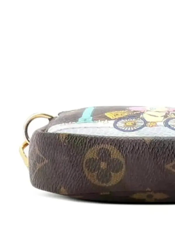 LOUIS VUITTON Pochette Accessoires Limited Edition Mini Clutch - Brown