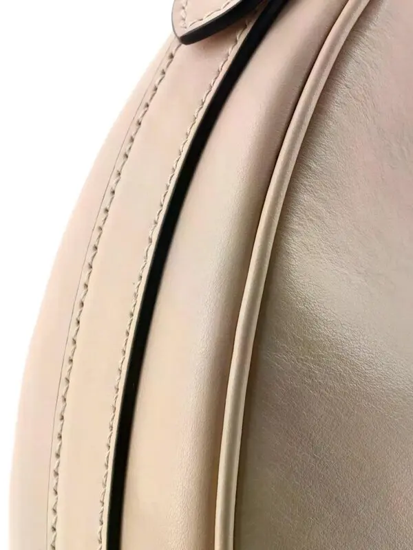 Prada Arque Half Moon Leather Small Hobo Bag