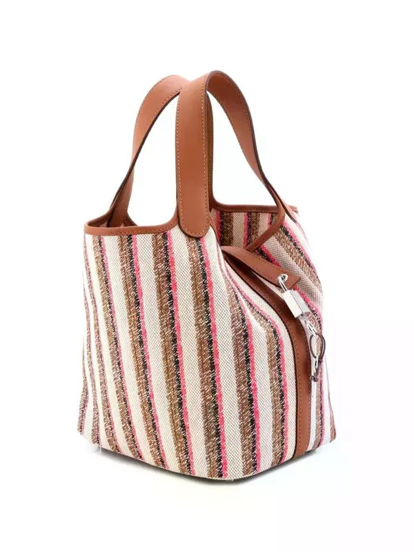 Hermès Couverture Lignes Picotin Lock Pm Bucket Bag