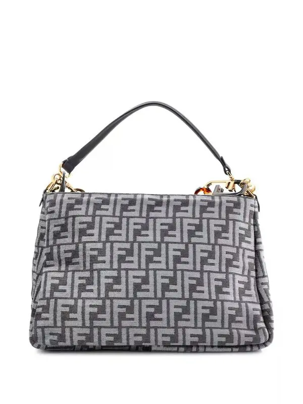 Fendi Zucca Chenille O'lock Zip Shoulder Bag