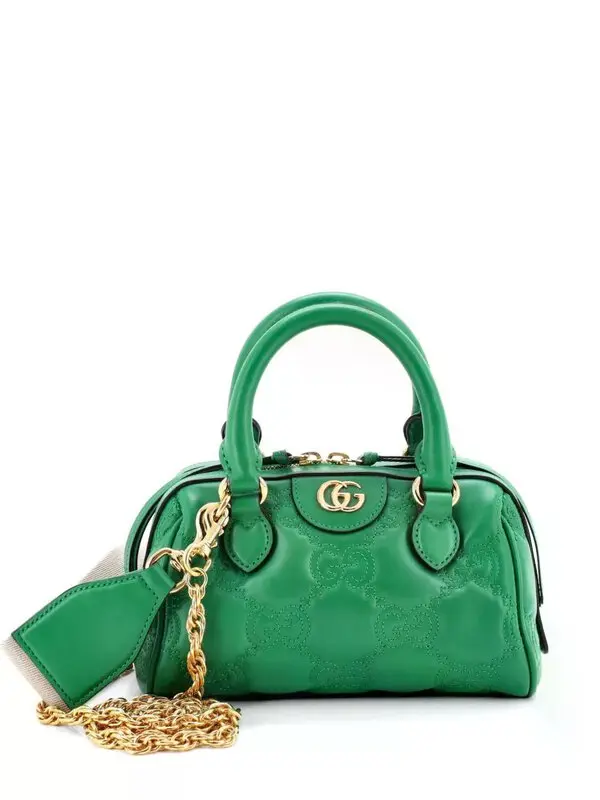 Gucci Ophidia Convertible Boston Top Handle Bag - Green