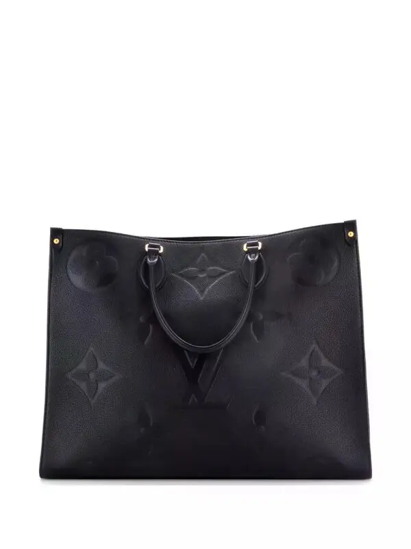 LOUIS VUITTON Onthego Gm Tote Bag Monogram Empreinte - Black