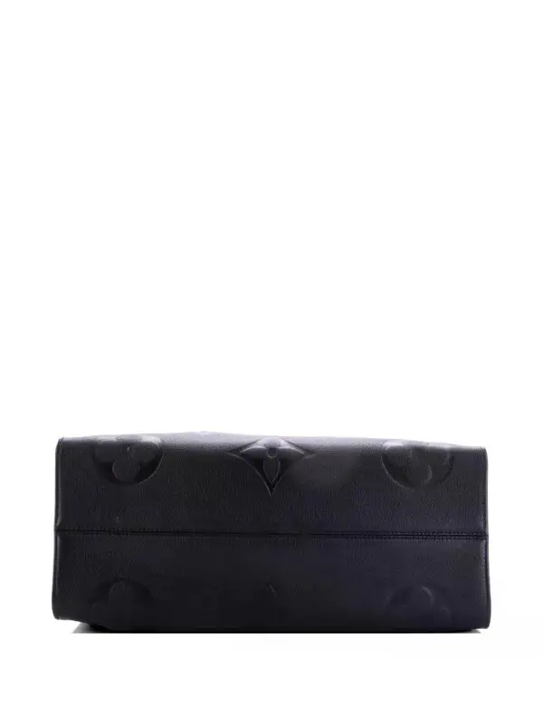 LOUIS VUITTON Onthego Gm Tote Bag Monogram Empreinte - Black