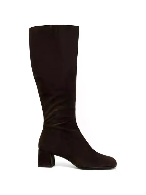 BILLI BI Square Heel Boots - Brown