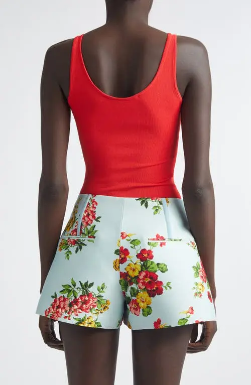 Brandon Maxwell The Scarlett Scoop Neck Bodysuit