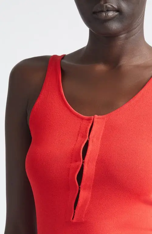 Brandon Maxwell The Scarlett Scoop Neck Bodysuit