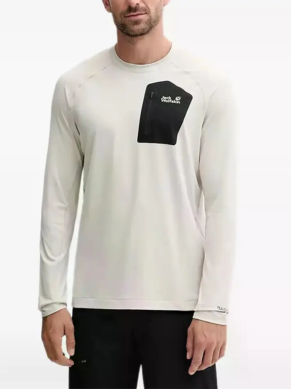JACK WOLFSKIN Long-sleeve T-shirt - Neutrals