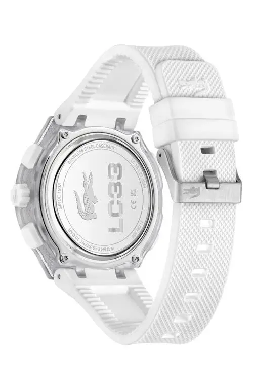 Lacoste Ana-digi Silicone Strap Watch