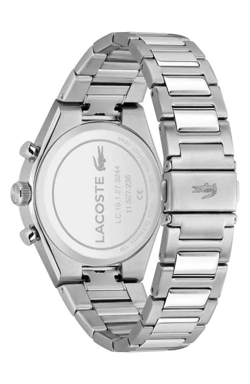Lacoste Line Racer Multifunction Bracelet Watch - Silver