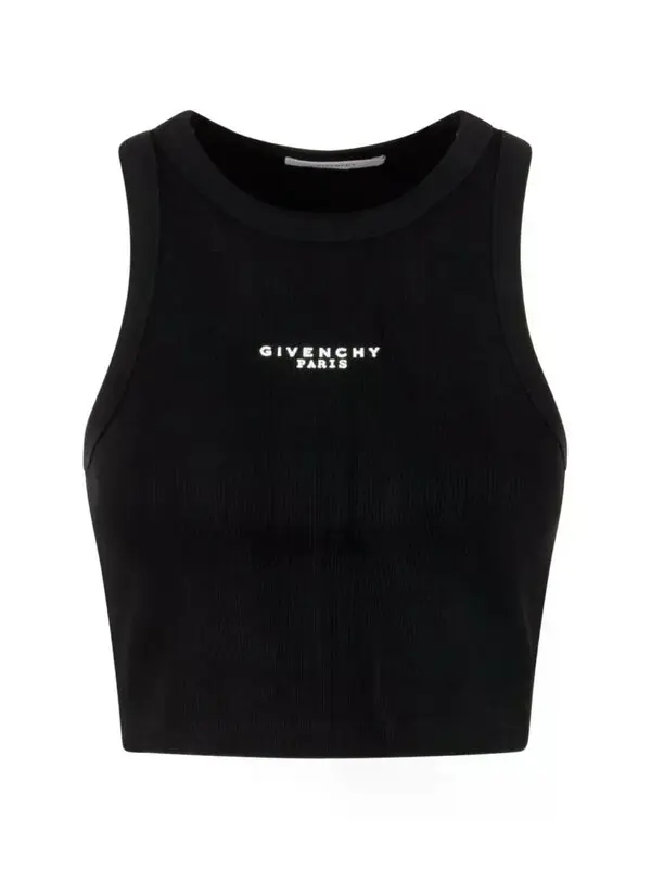 Givenchy Racerback Crop Top - Black