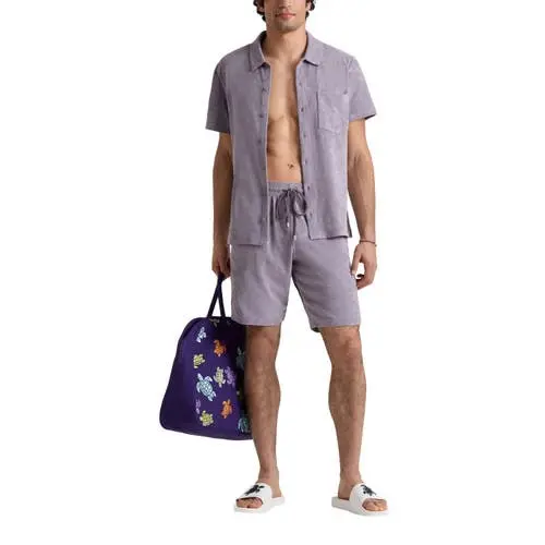 Vilebrequin Solid Terry Bermuda Shorts - Hurricane