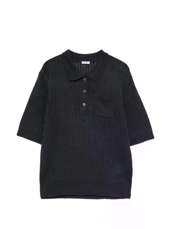 Aspesi Short-sleeve Pocket Polo Shirt - Blue