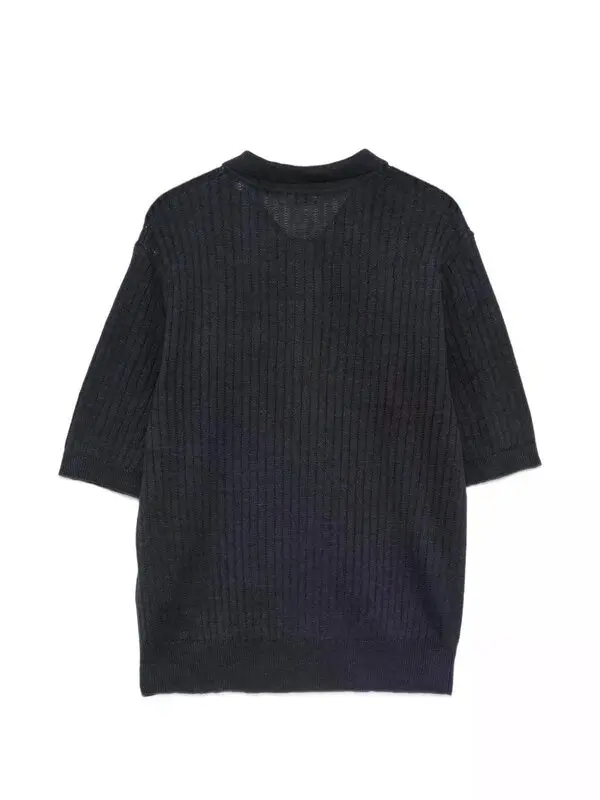 Aspesi Short-sleeve Pocket Polo Shirt - Blue