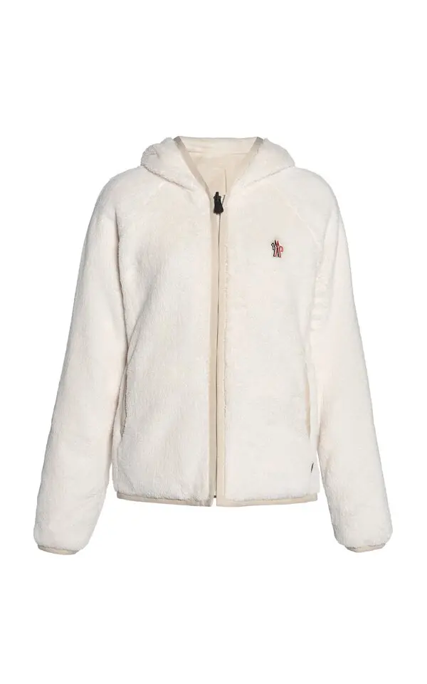 Moncler Polartec® Zip-up Hooded Jacket - White