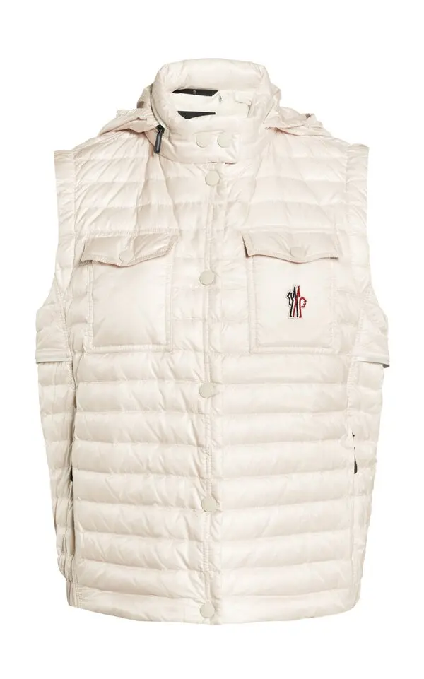 Moncler Gumiane Ripstop Down Vest - White