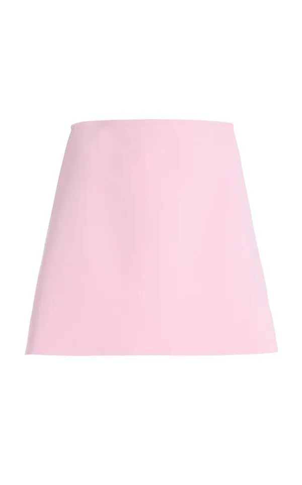 BIRROT Lay3 Crepe Mini Skirt - Pink