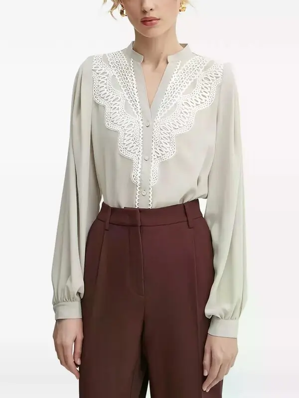 BRUUNS BAZAAR Camilla Abenas Blouse - Neutrals