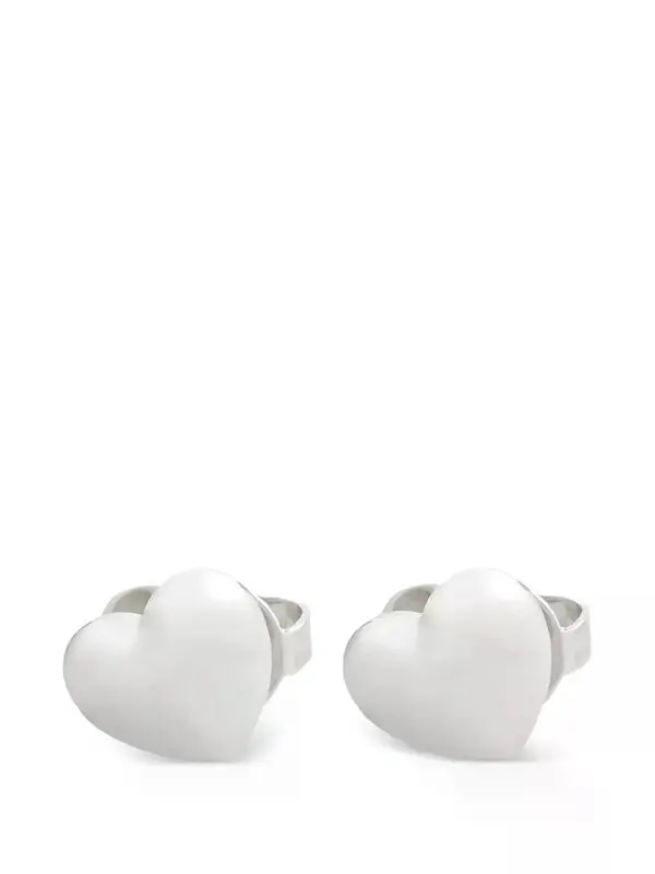 Kate Spade New York Heart Stud Earrings - Silver