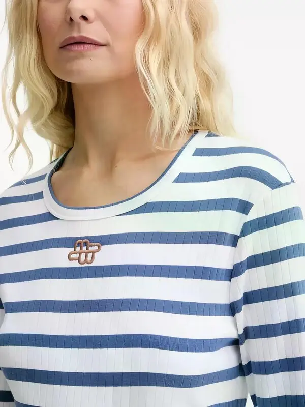 Munthe Striped Long-sleeve T-shirt