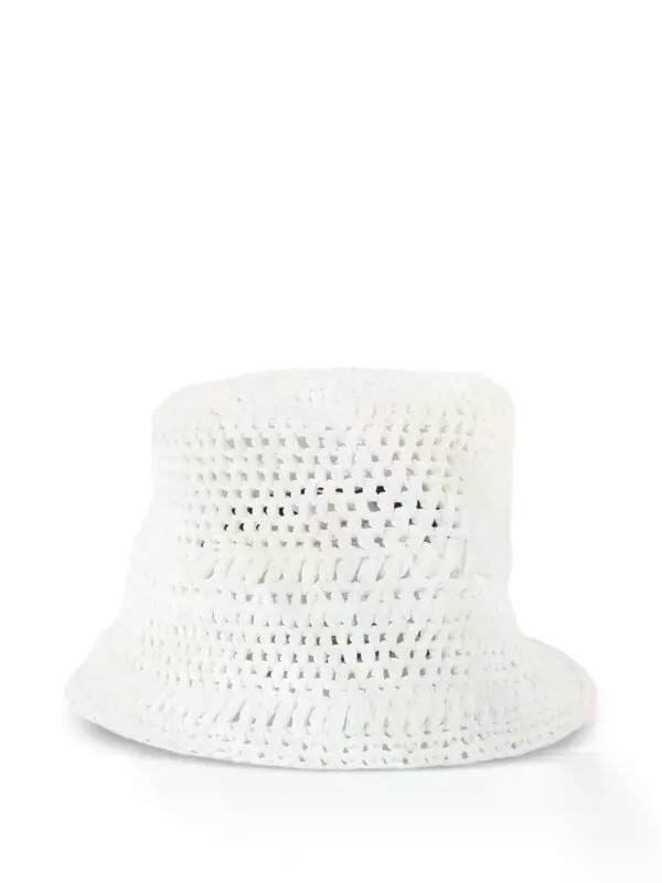 Max Mara Fragore Bucket Hat - White