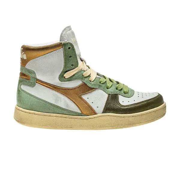 DIADORA Mi Basket 'metal Gabel' High-top Sneakers - Green